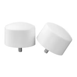 IKEA Puerto Rico - RAFFIG finials, 1 pair, white
