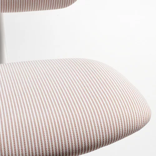 IKEA Puerto Rico - BLECKBERGET swivel chair, Klovsta white/orange-brown