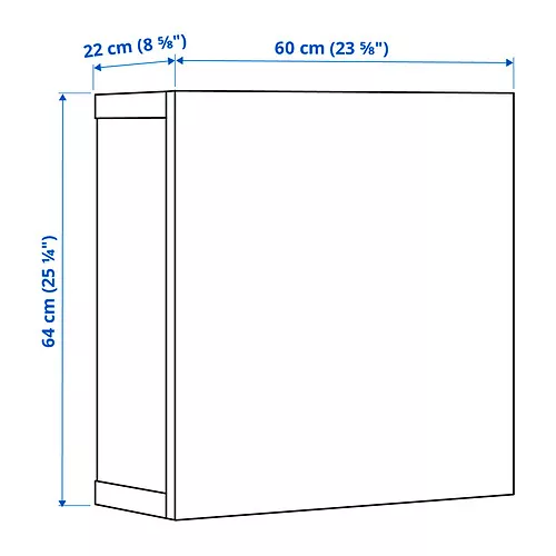 IKEA Puerto Rico - BESTÅ display cabinet, white/GLASSVIK light green ...