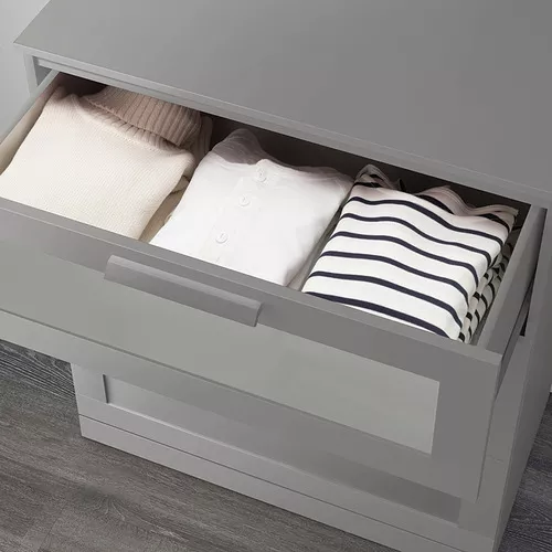 IKEA Puerto Rico - BRIMNES chest, vertical, 3-drawer,gray/frosted glass ...