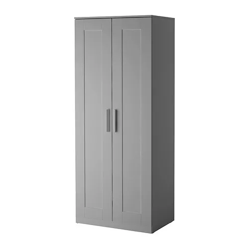 IKEA Puerto Rico - BRIMNES wardrobe, 2 doors, gray, 30 3/4 "x19 5/8 ...