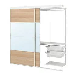 IKEA Puerto Rico - SKYTTA/BOAXEL ropero+puerta corrediza, blanco Mehamn ...