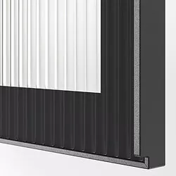 IKEA Puerto Rico - HEJSTA glass door, anthracite/reeded glass