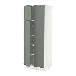 IKEA Puerto Rico - SEKTION armario alto+estantes/4 puertas, blanco ...