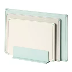 IKEA Puerto Rico - GUMMIHAJ holder with 3 chopping boards, mixed colors