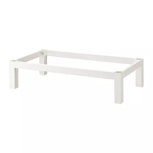 IKEA Puerto Rico - KALLAX base on legs, white, 76x39x18 cm | 29 7/8x15 ...