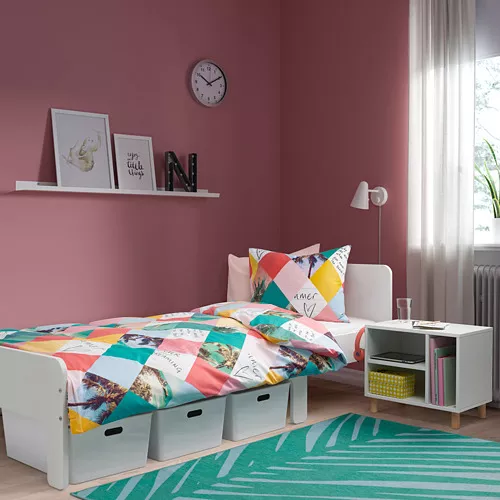 IKEA Puerto Rico - SMUSSLA bedside table/shelf unit, white