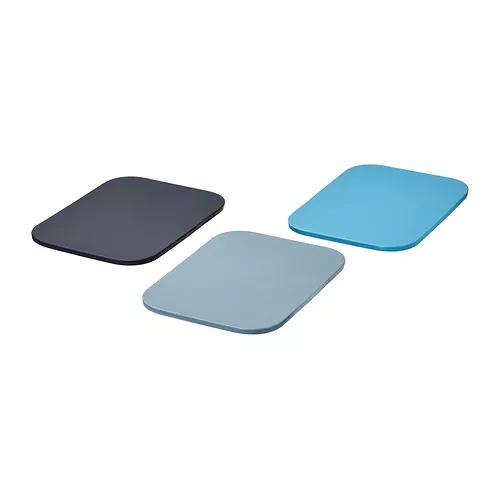 IKEA 365+ cutting board, black-blue gray-blue/light blue