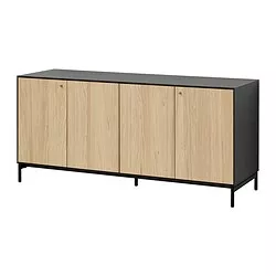 IKEA Puerto Rico - BOASTAD Sideboard, black/oak veneer, 63 1/2 "x20 1/2 ...