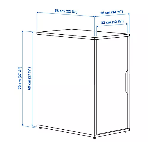 IKEA Puerto Rico - ALEX storage unit, white, 14 1/8x27 1/2