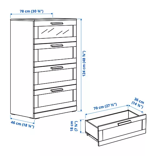 IKEA Puerto Rico - BRIMNES 4-drawer chest