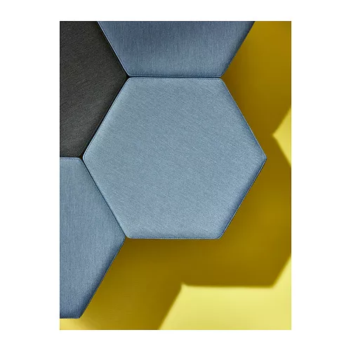 IKEA Puerto Rico - KJUGE puf con almacenaje, Knisa azul intermedio