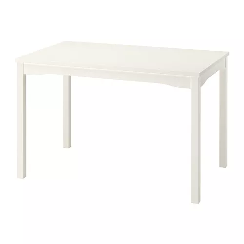IKEA Puerto Rico - HAUGA dining table, white/birch veneer, 46 1/2x29 1/8