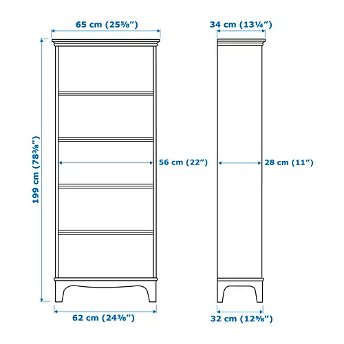 IKEA Puerto Rico - LOMMARP bookcase, light beige, 25 5/8 "x13 3/8 "x78 ...