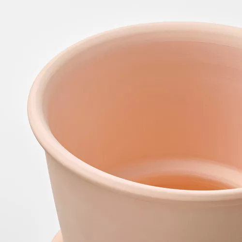 IKEA Puerto Rico - MUSKOTBLOMMA plant pot with saucer, indoor/outdoor ...