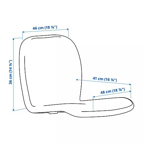 IKEA Puerto Rico - SKÅLSTA seat shell, Knäbäck gray-green