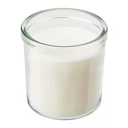 IKEA Puerto Rico - JÄMLIK scented candle in glass, Vanilla, 40 h, light ...