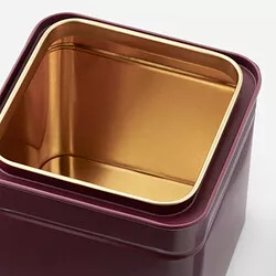 IKEA Mayagüez - BLOMNING tin with lid, brown-red/pink for coffee/tea