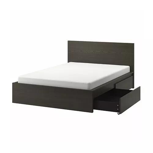 IKEA Puerto Rico - MALM Queen high bed frame with 2 storage boxes ...