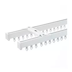 IKEA Puerto Rico - VIDGA curtain track set f ceiling, 2 trck, white