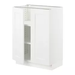 IKEA Puerto Rico - SEKTION armario bajo+estantes/2 puertas, blanco ...
