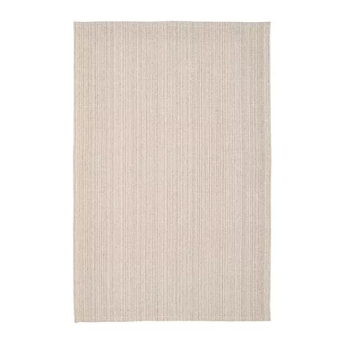 IKEA Puerto Rico - TIPHEDE rug, flatwoven, natural/black, 3 ' 11 "x5 ' 11