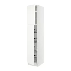 IKEA Puerto Rico - SEKTION high cabinet w door/wire baskets, white ...