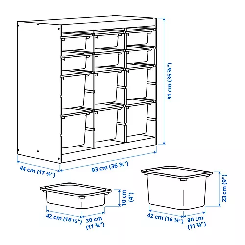 IKEA Puerto Rico - TROFAST storage combination with boxes, room divider ...