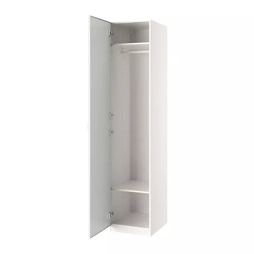 IKEA Puerto Rico - PAX/ÅHEIM wardrobe combination, white/mirror glass ...