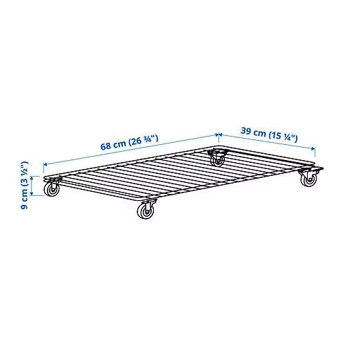 IKEA Puerto Rico - INVALLNING utility cart, for boxes white, 26 3/4x15 ...