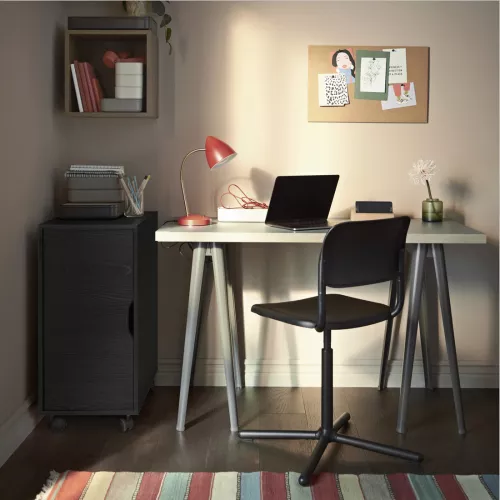 IKEA Puerto Rico - ALEX storage unit on casters, black-brown/black, 14 ...