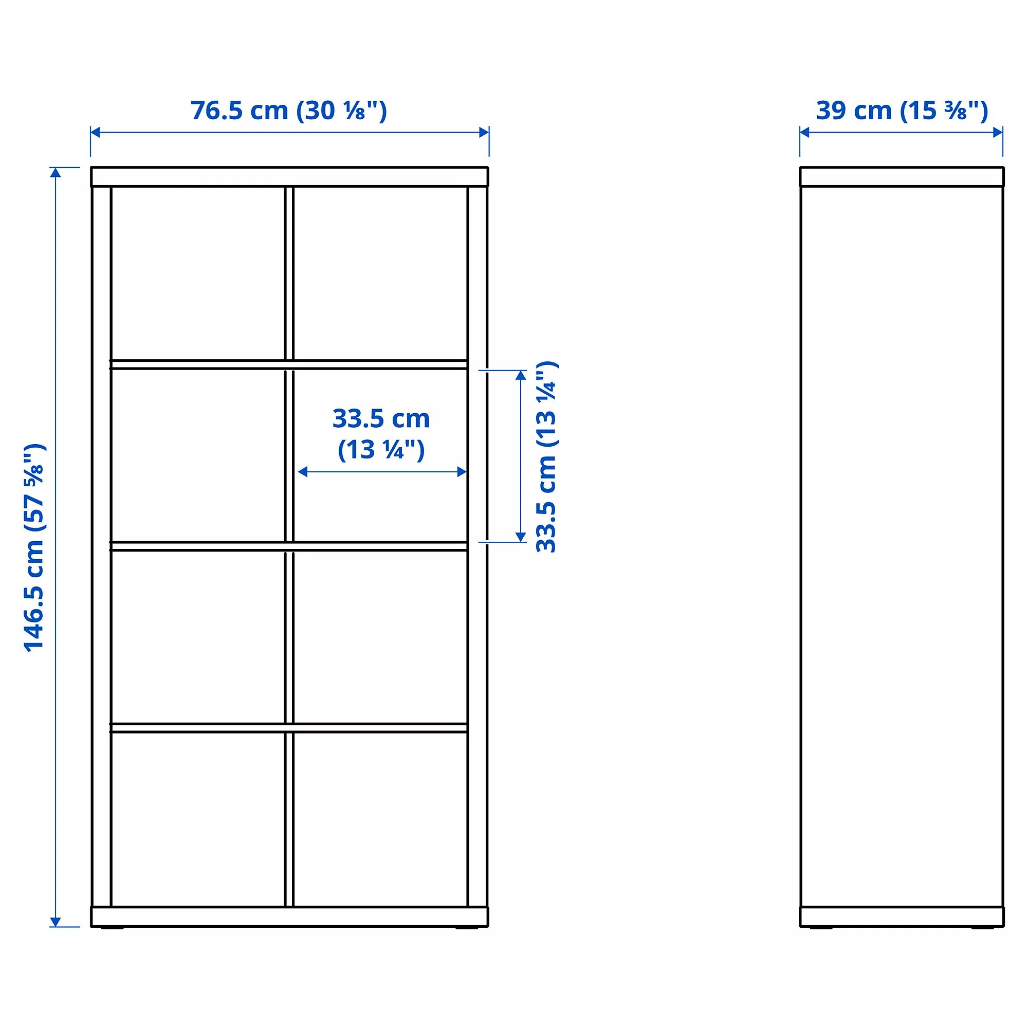 IKEA Puerto Rico - KALLAX/LAGKAPTEN workstation, black/black-brown, 30 ...